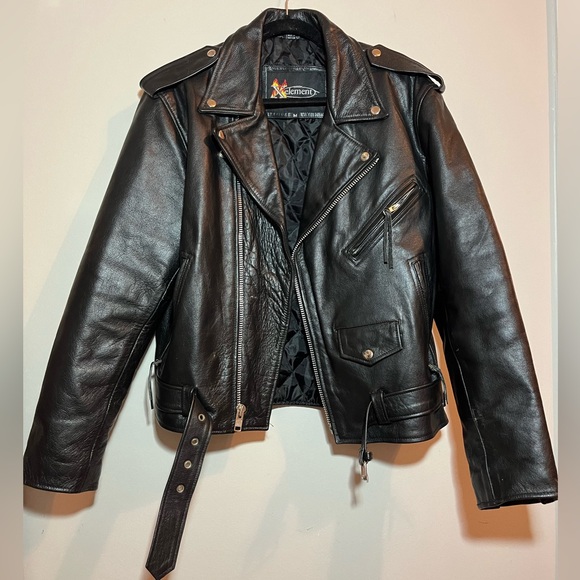 Xelement | Jackets & Coats | Xelement Black Advanced Leather Motorcycle ...